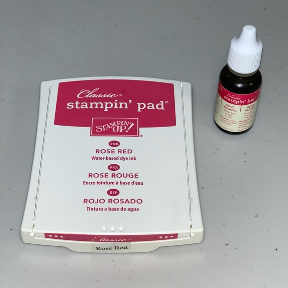 Stampin' Up! | Office | Stampin Up Ink Pad Rose Red Classic Refill Ink ...